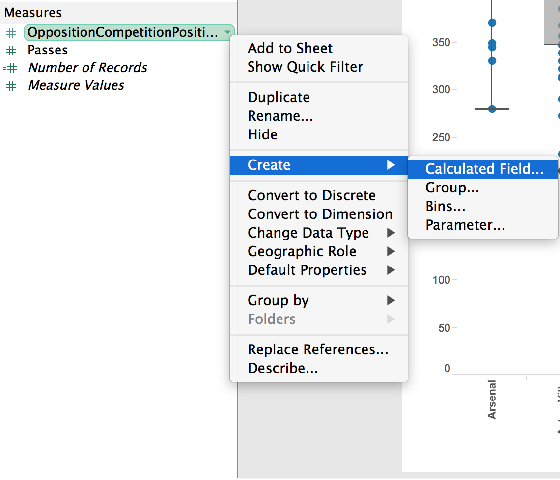 Tableau For Sport - Passing Variation Using Box Plots - The Information Lab Tableau For Sport - Passing Variation Using Box Plots - The Information Lab